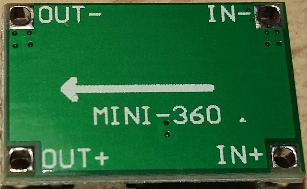 Step down converter MINI-360 – Test – Dolomites Radio Club